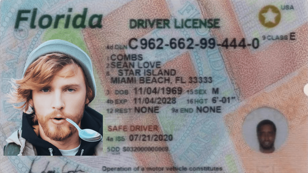 Florida Man Takes Drivers License Photo - Lousy Human